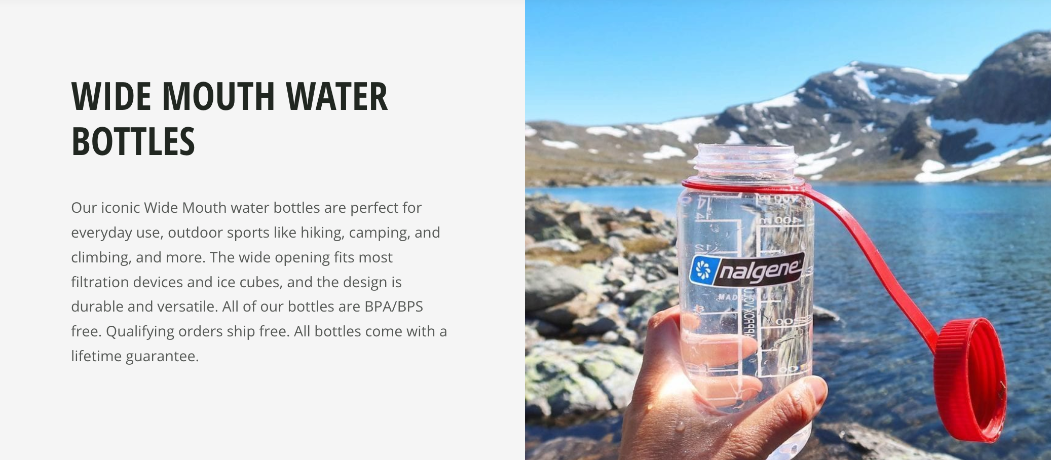 Wide Mouth Bottles – Nalgene Canada